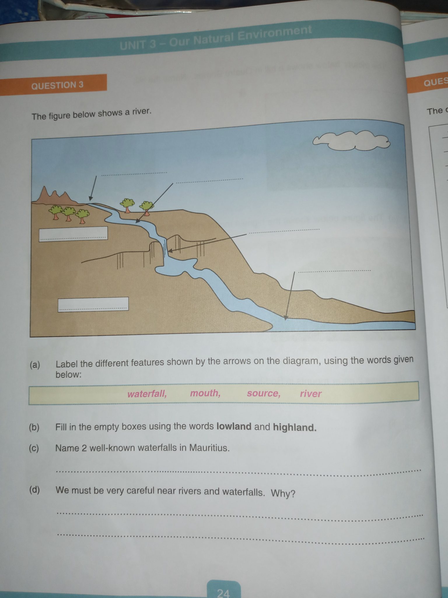 Grade 3 HPE unit 3 Natural Environment River – NORTHLANDS PRE-PRIMARY ...